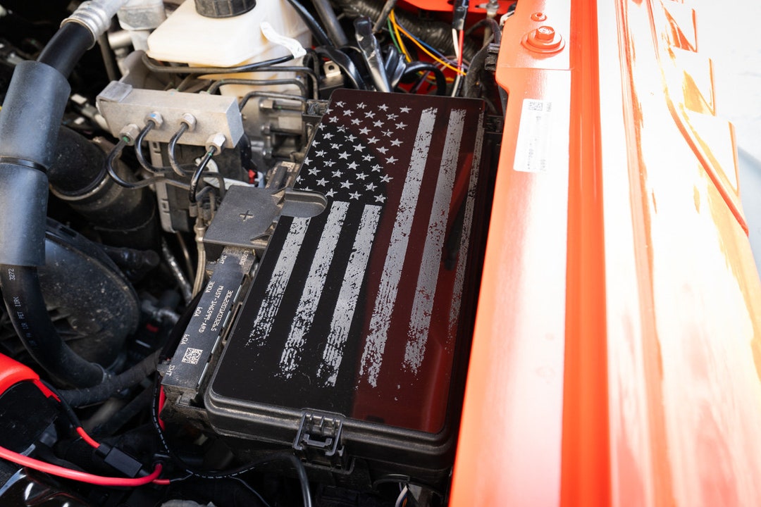 2021+ Bronco Fuse Box Acrylic Plate Flag or Topographic Design - Etsy