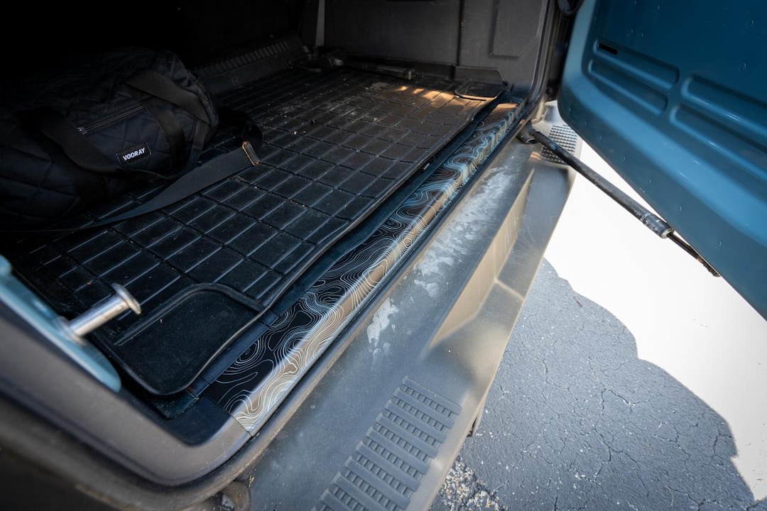 2021+ Bronco Topographic Map Cargo Ledge Protection - Etsy