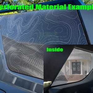 Bronco Topographic Rear Window Decal - 4 Door 2021+ - Etsy