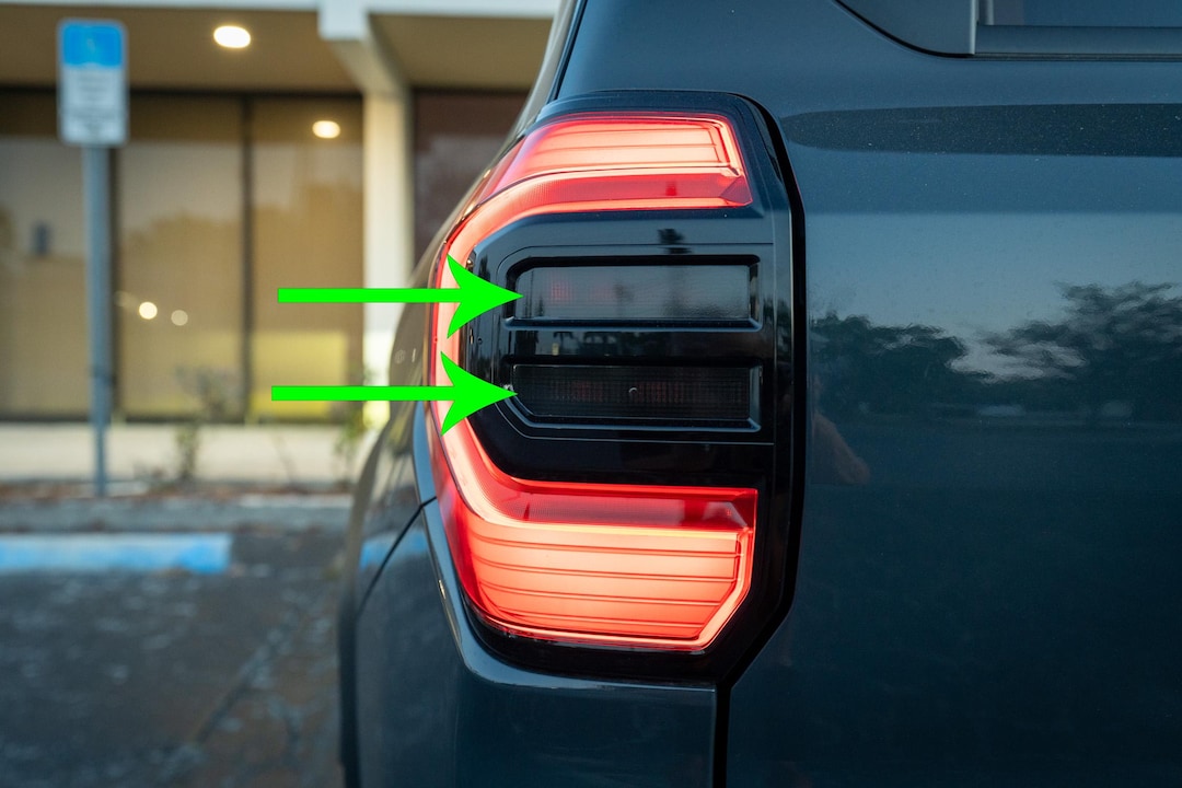 2025 Toyota 4runner 6th Gen Tail Light Reverse and Turn Signal Overlays ...