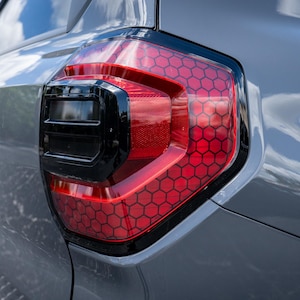 2025 Toyota 4runner 6th Gen Honeycomb Tail Light Overlays Decals Smoked ...