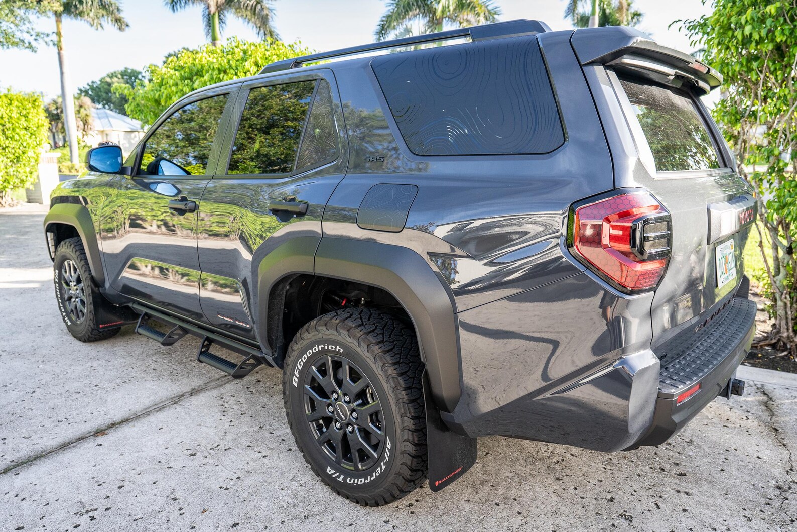 2025 Toyota 4runner 6th Gen Topographic Map Window Overlays Decals ...