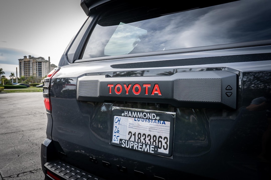 2025 Toyota 4runner Rear Tailgate Liftgate Letter Inlays 6th Generation ...