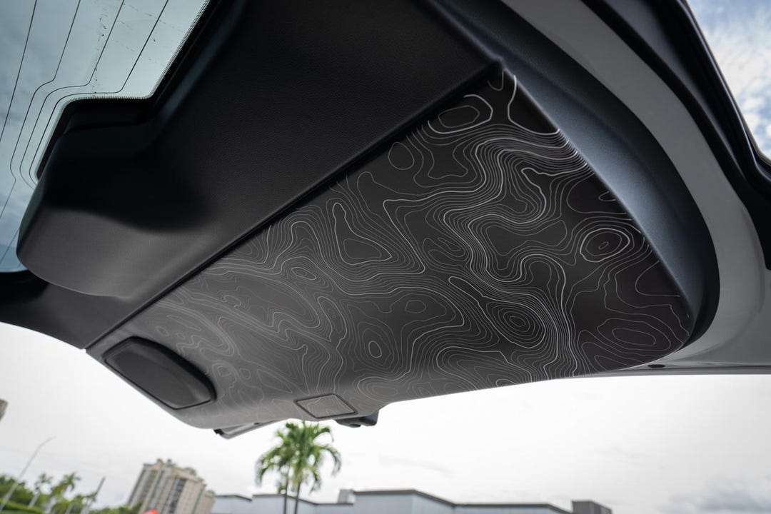 2024 Toyota Land Cruiser Topographic Inner Tailgate Protection Overlay ...