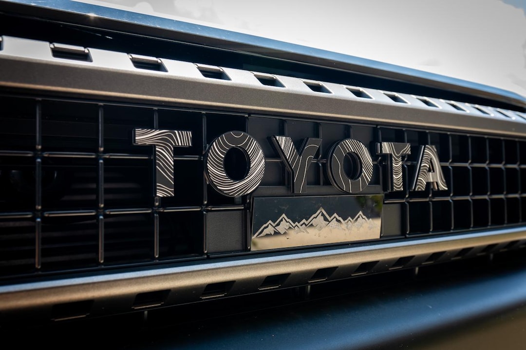 2024 Toyota Land Cruiser Topographic Grille Letter Overlays 2025 - Etsy