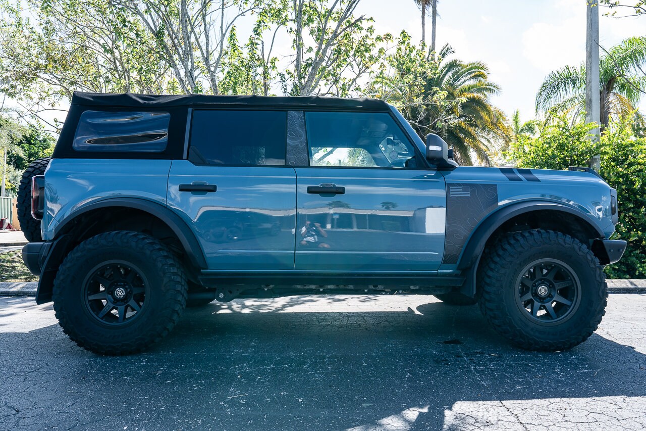 Bronco Fender Overlays Decals Like Everglades 2021 2022 2023 - Etsy