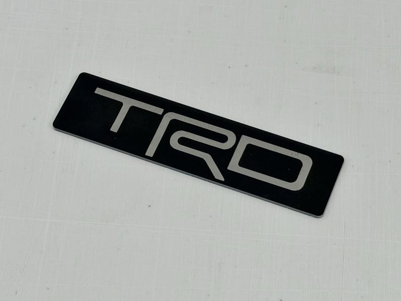 TRD Weathertech Acrylic Emblem Logo Decal Insert Sticker - Etsy