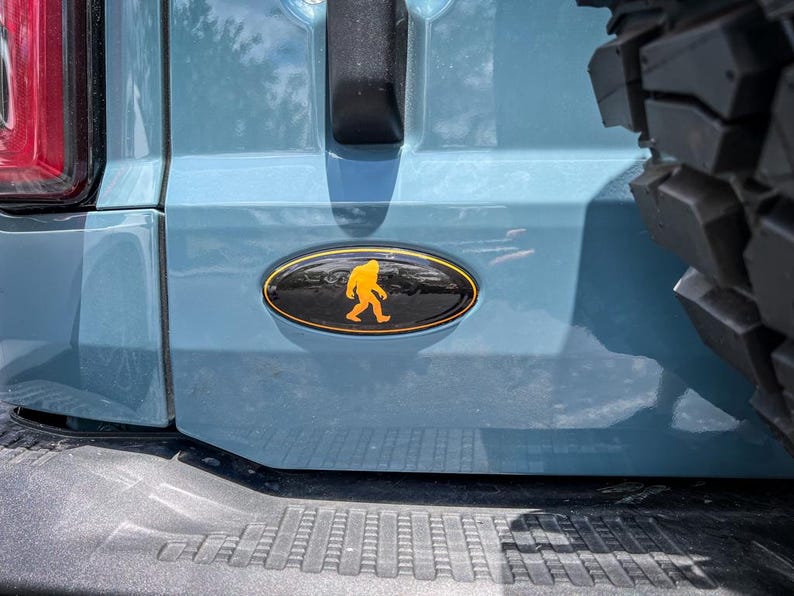 2021 Bronco Bigfoot Rear Oval Overlay 2022 2023 Also Fits Bronco Sport ...