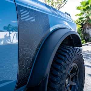 Bronco Fender Overlays Decals Like Everglades 2021 2022 2023 - Etsy