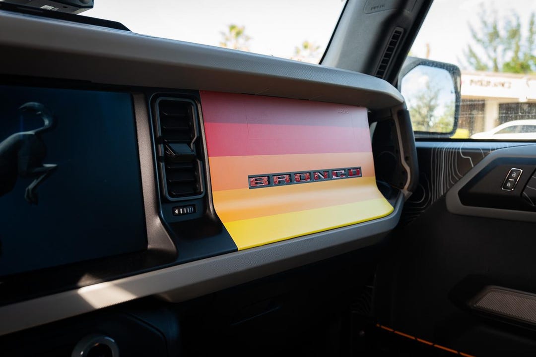 2021 Bronco Sunset Dash Overlay Decals Stickers Graphics - Etsy