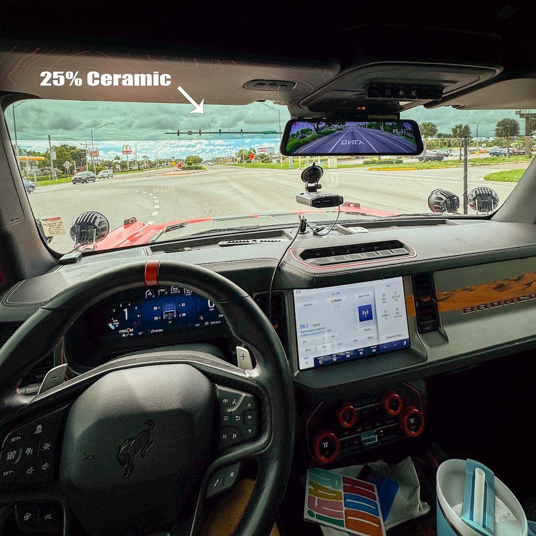 2021+ Bronco Windshield Eyebrow Tint Kit (tint + Squeegee) - Etsy