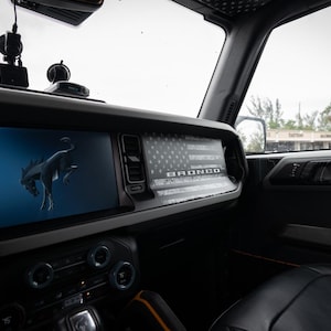 2021+ Bronco Freedom Dash Overlay - American Flag - Decals Stickers - Etsy