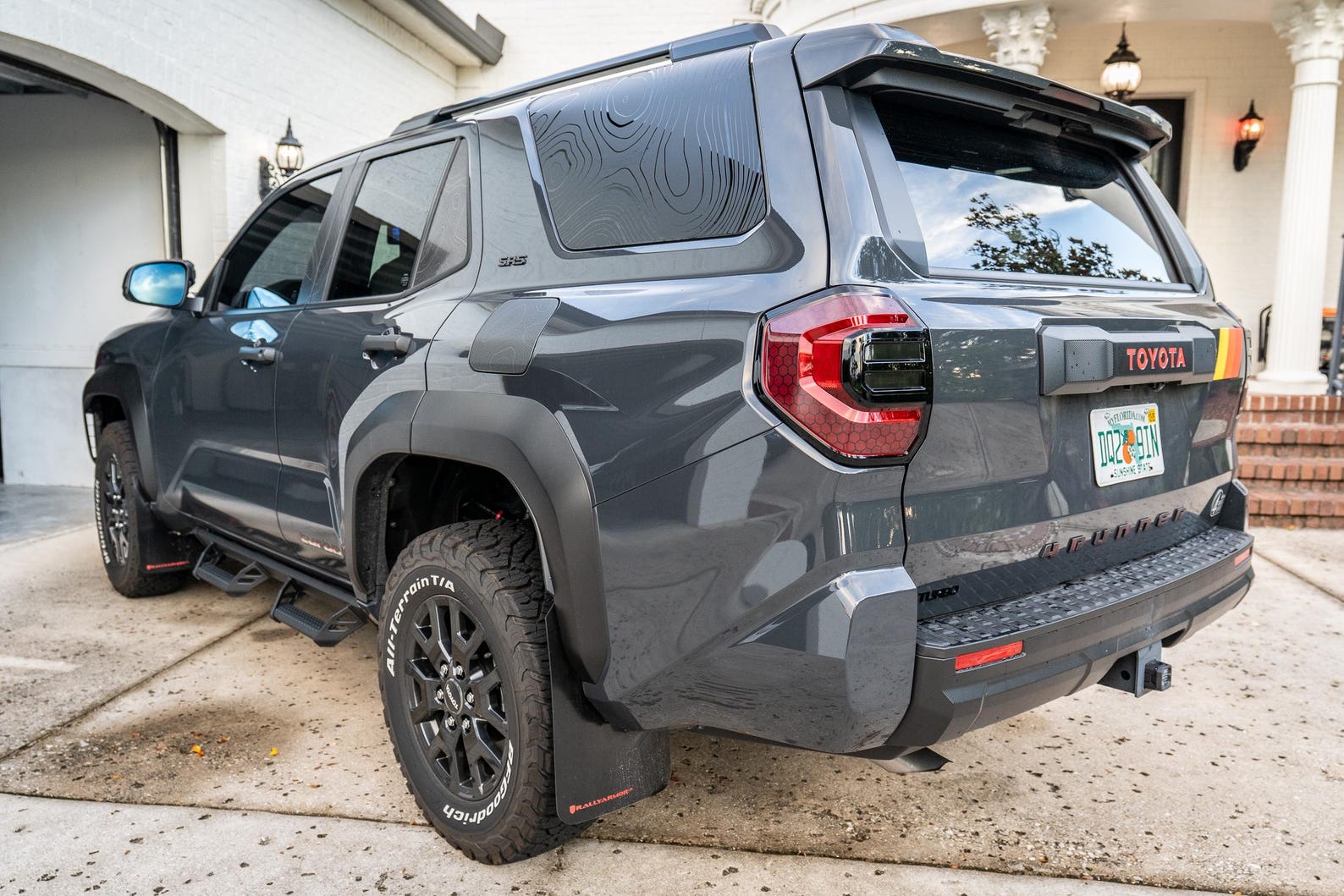 2025 Toyota 4runner 6th Gen Topographic Map Window Overlays Decals ...