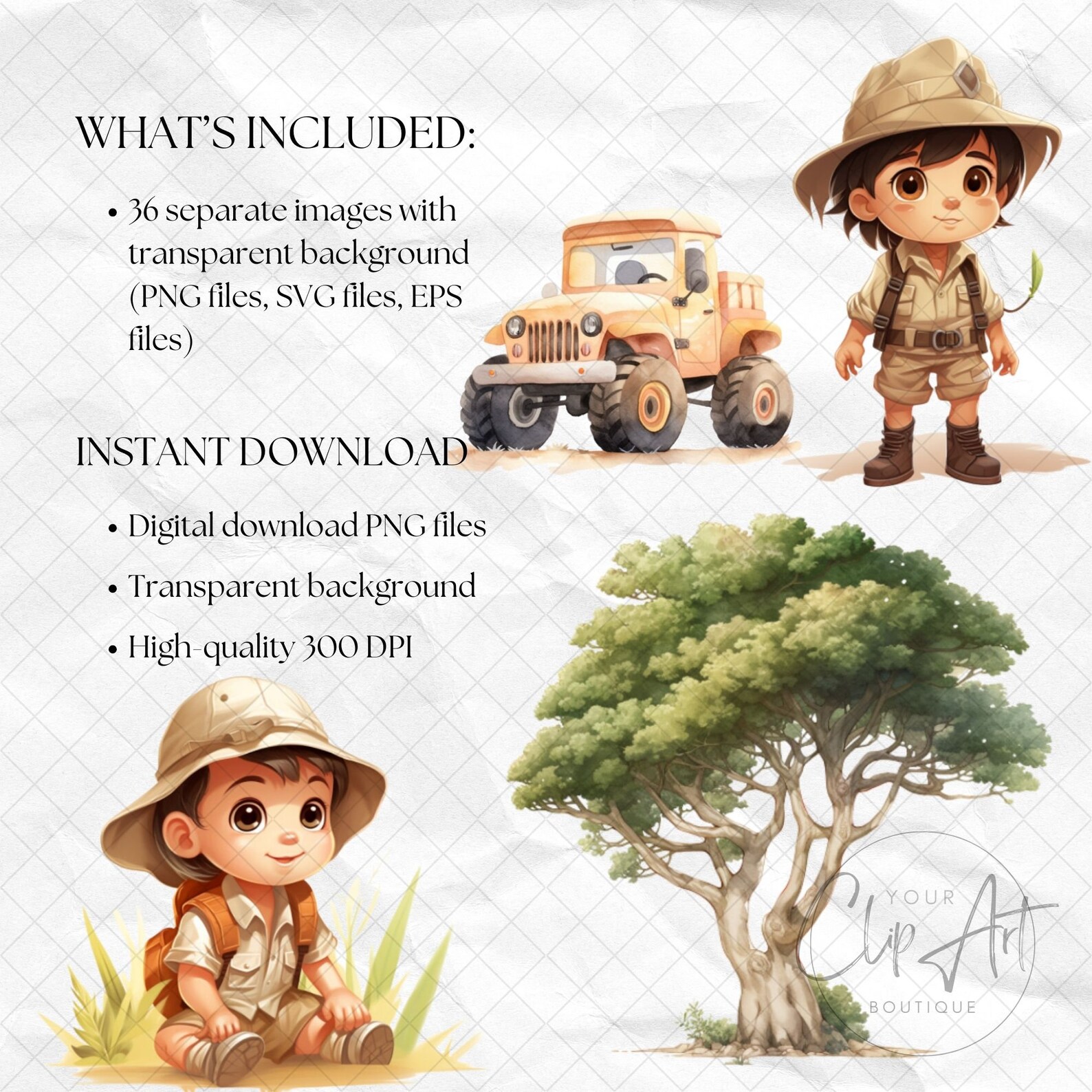 Australian Safari Animal Nursery Clipart Aussie Baby Room Decor Koala ...