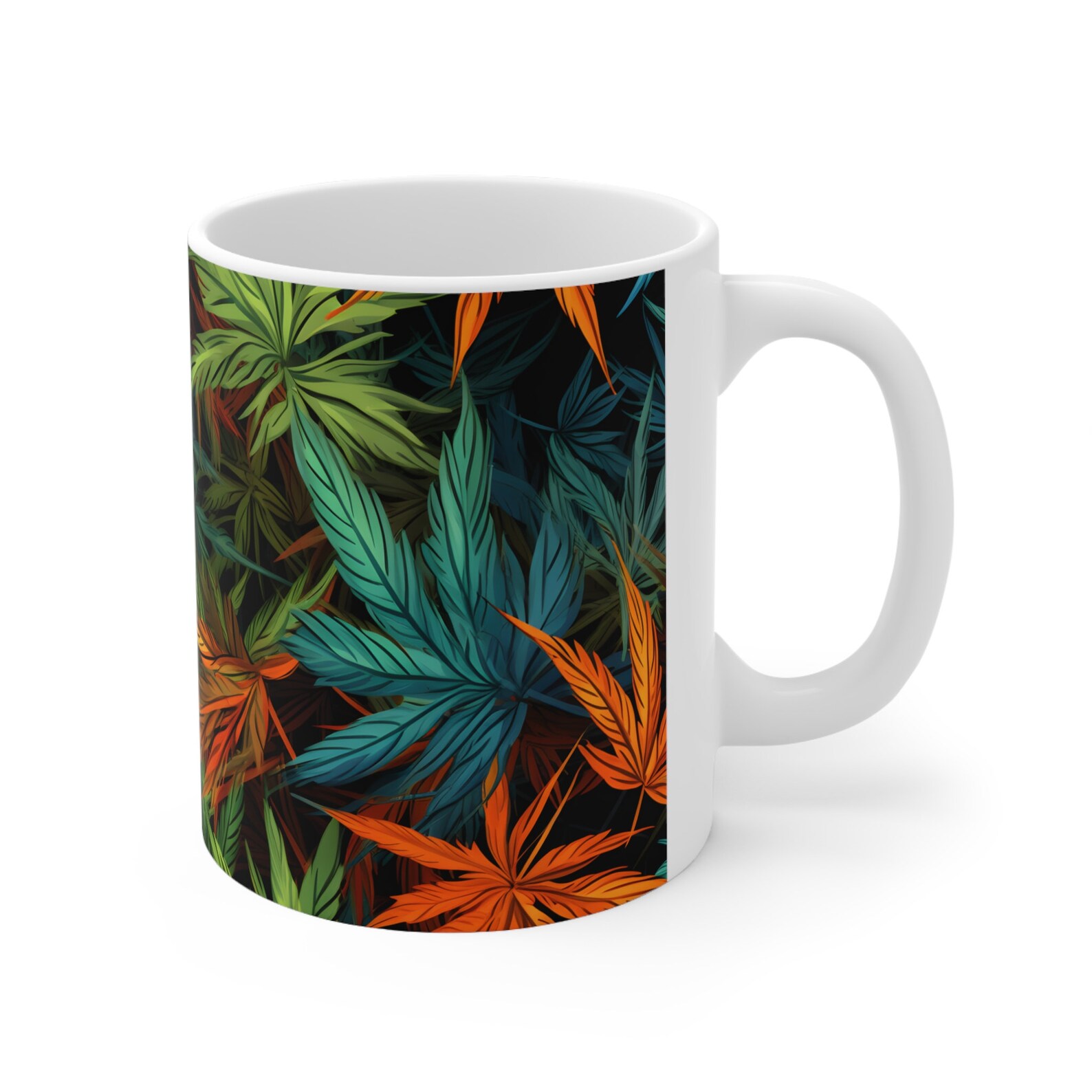 Natural Weed Pattern Marijuana Natural Pattern Marijuana Mug - Etsy