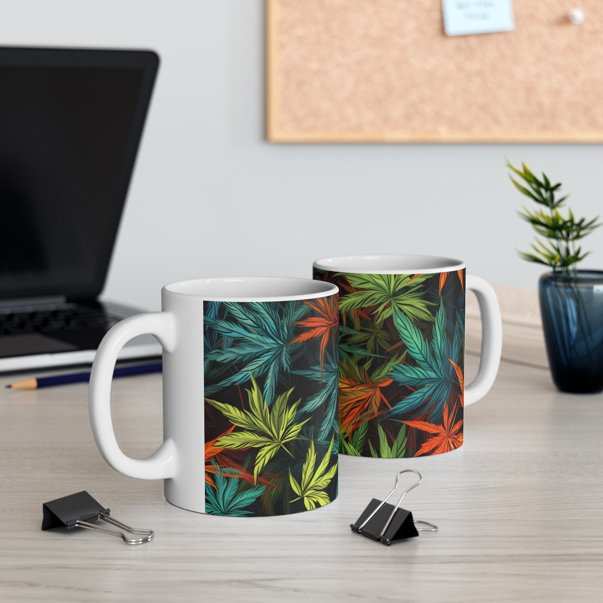 Natural Weed Pattern Marijuana Natural Pattern Marijuana Mug - Etsy