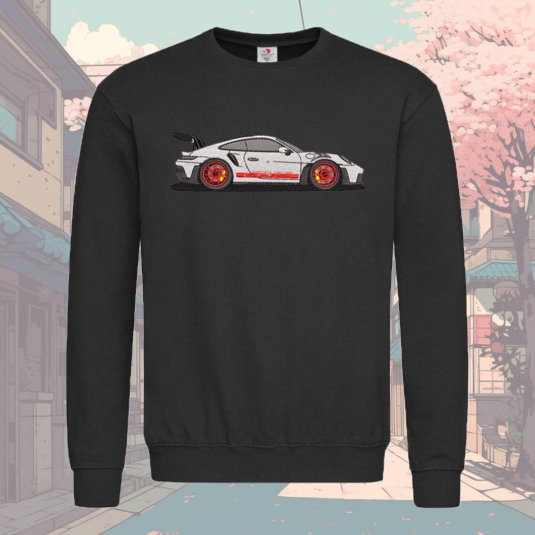 Porsche 911 Embroidery File | Luxury Sports Car Design | .pes .dst .exp ...