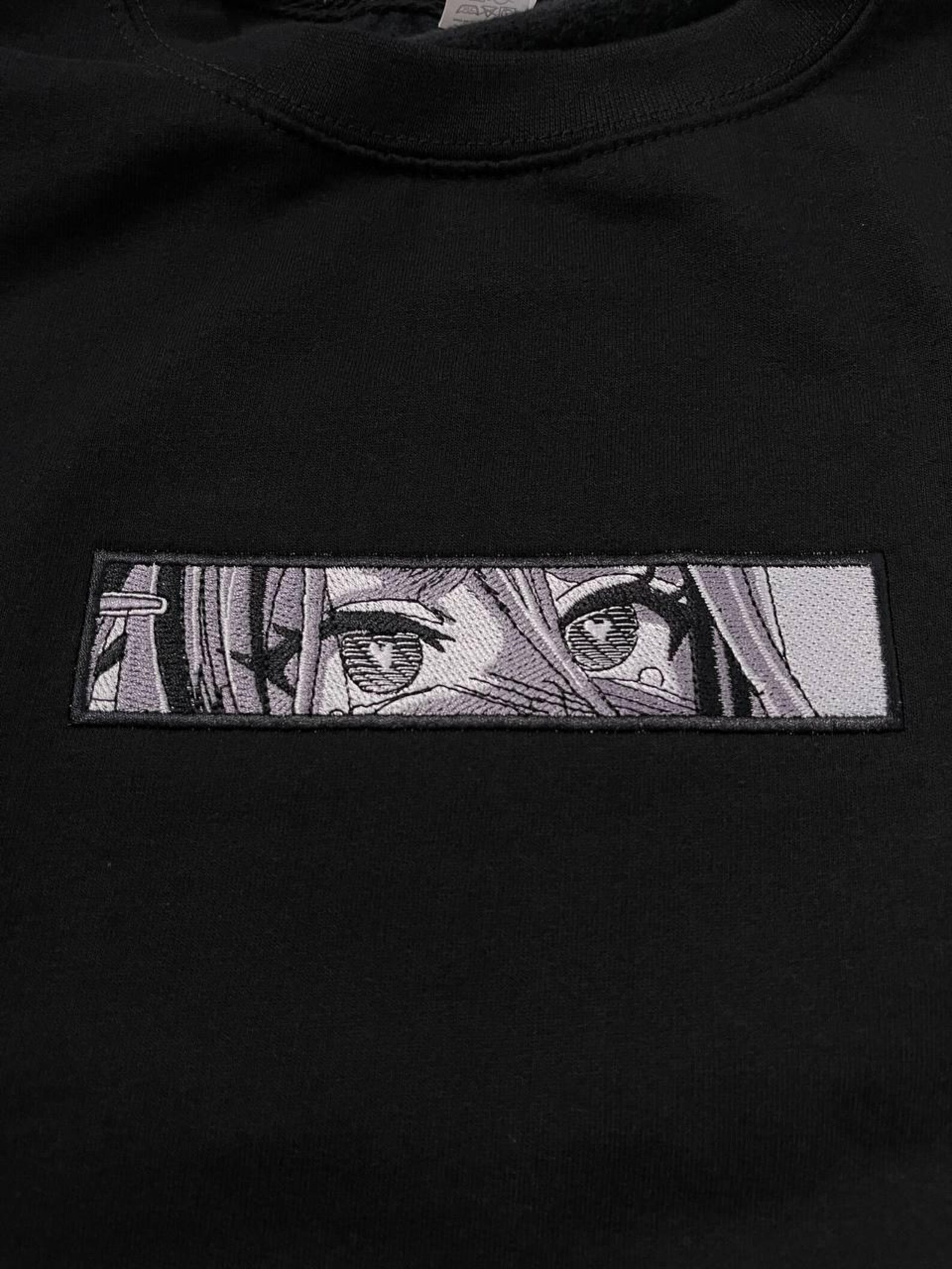 Blushing Anime Girl Eyes Embroidery Design – Cute Manga Embroidery File ...