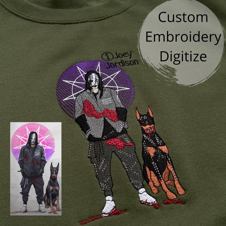 Joey Jordison Slipknot Embroidery File | Metal Band Tribute Design ...
