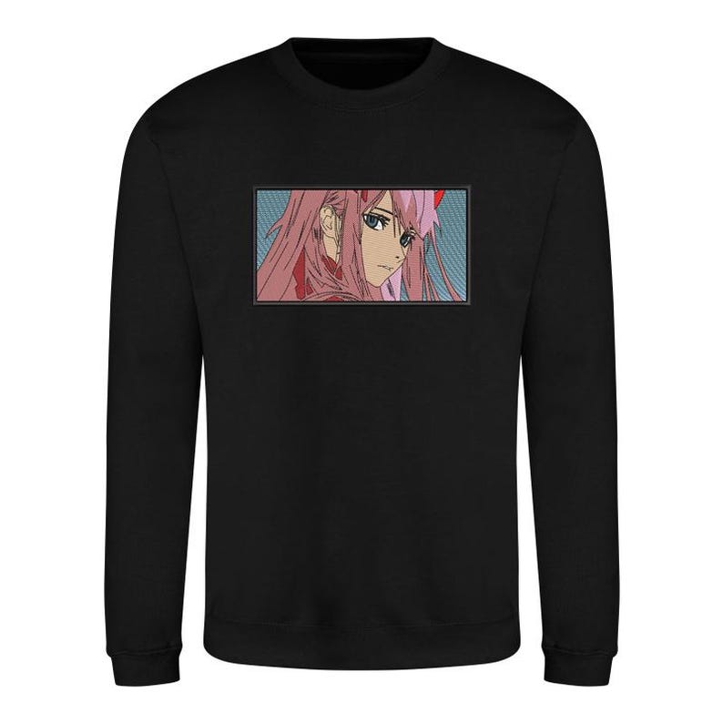 Zero Two Embroidery File – Darling in the Franxx Anime Design | Machine ...
