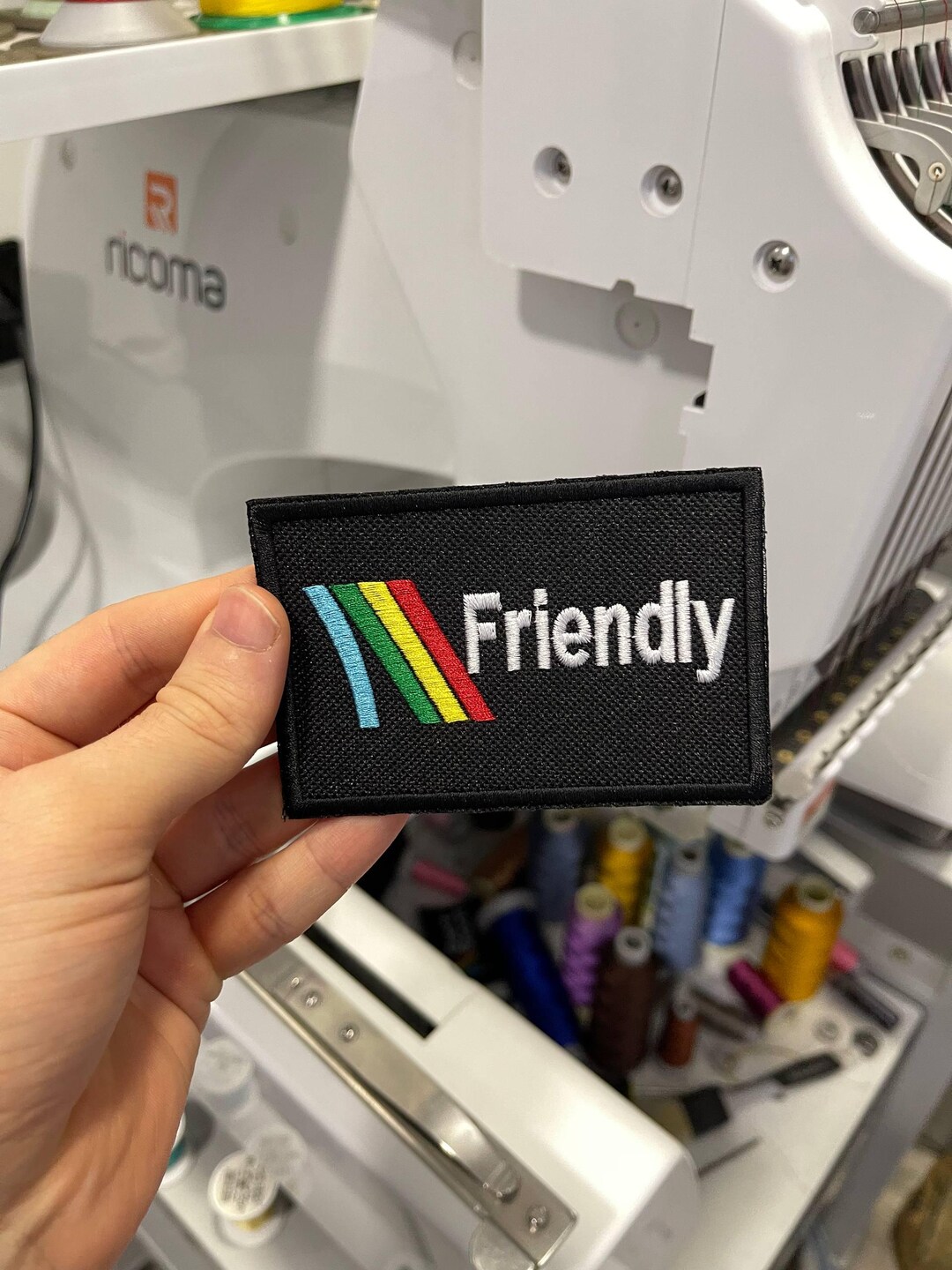 ARC Raiders Friendly Embroidered Patch – Game Logo Patch, Hook and Loop ...