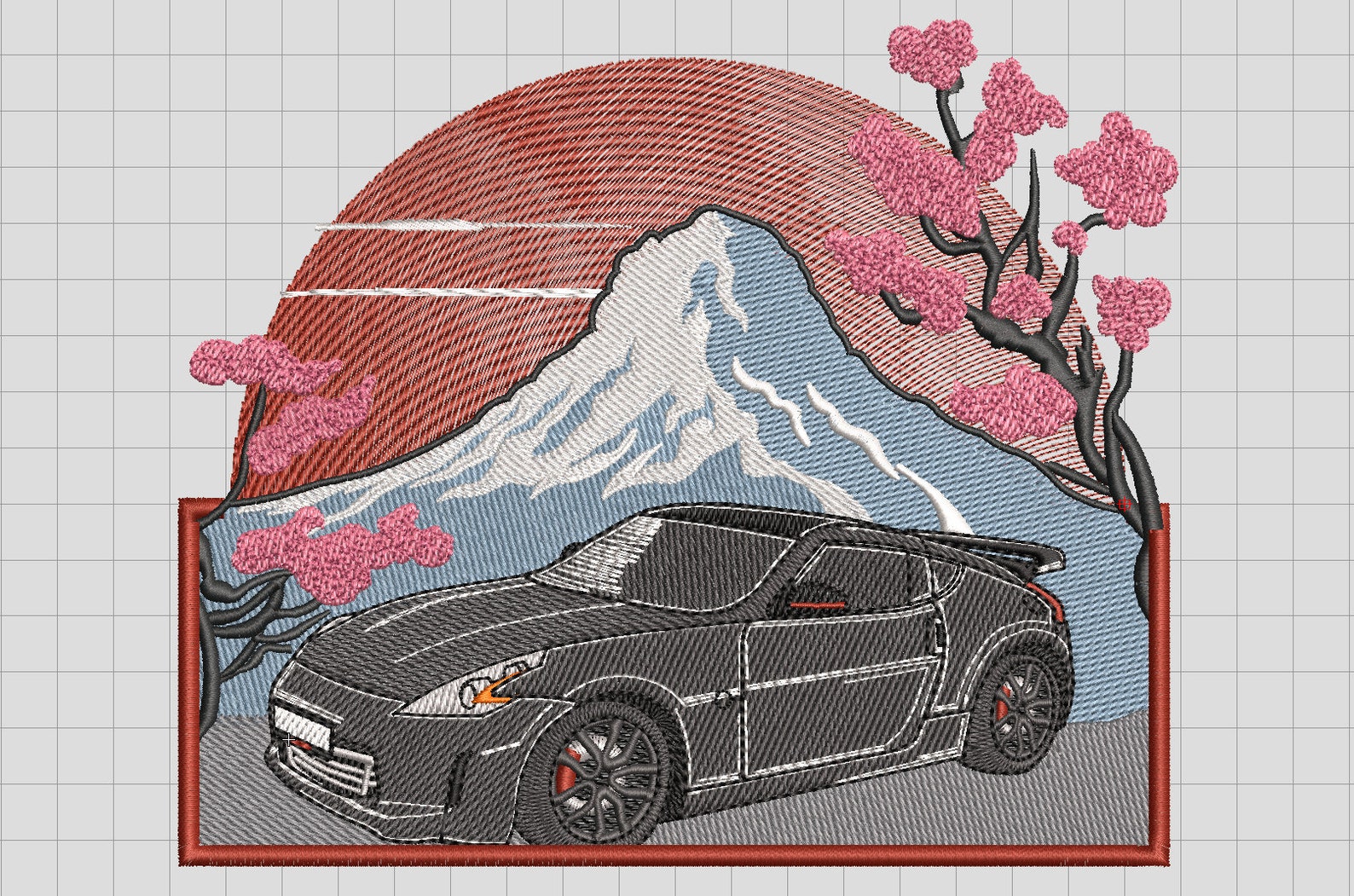 Nissan 370z Japan Car Machine Embroidery Design - Etsy