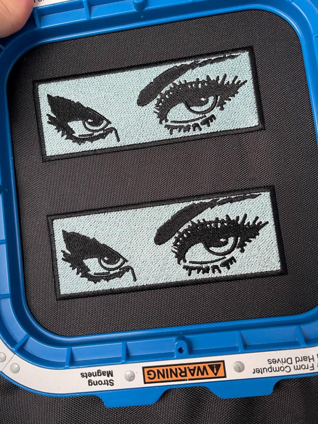 Embroidered Eye Patch – Girl Eyes Anime Style – Aesthetic Minimalist ...