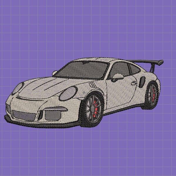 Porsche Embroidery Design - Etsy