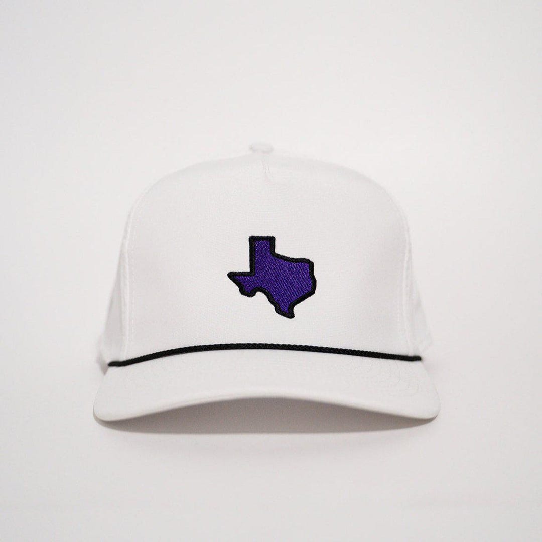 Purple & White Texas Rope Hat - Etsy