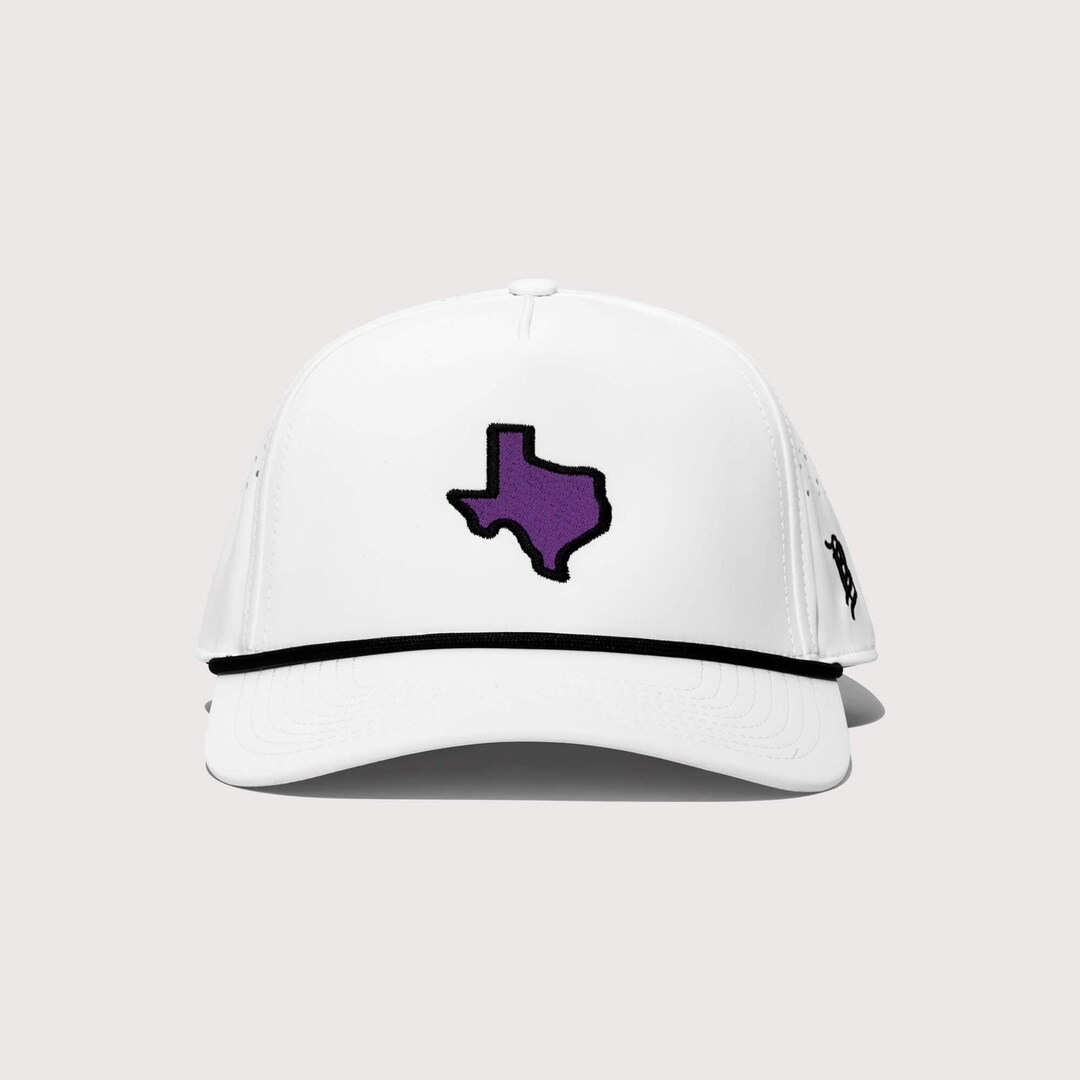 Purple & White Texas Rope Hat | Golf Hat | College Football | Tradition ...