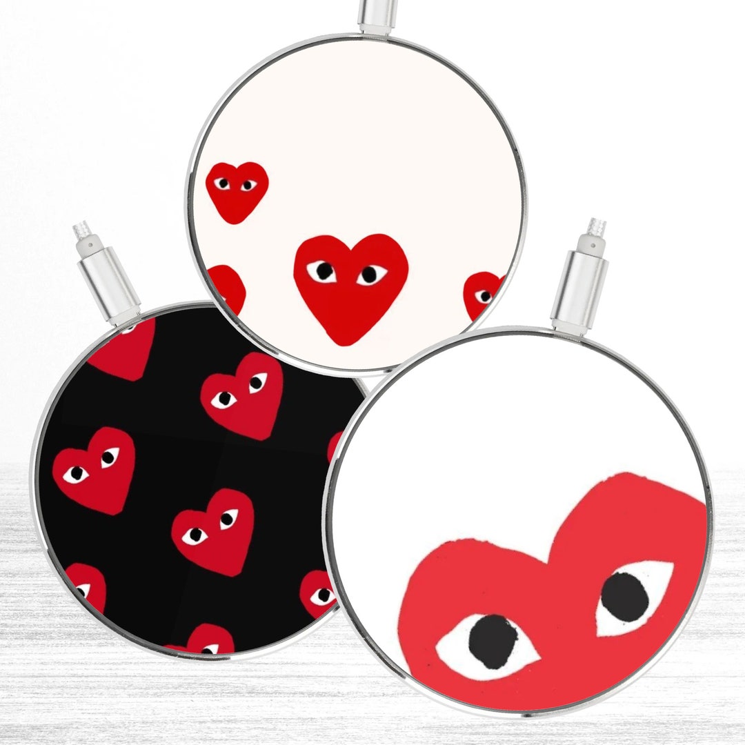Big Red Heart Mobile Charger 15W Wireless Charging Emotion Pad - Qi ...