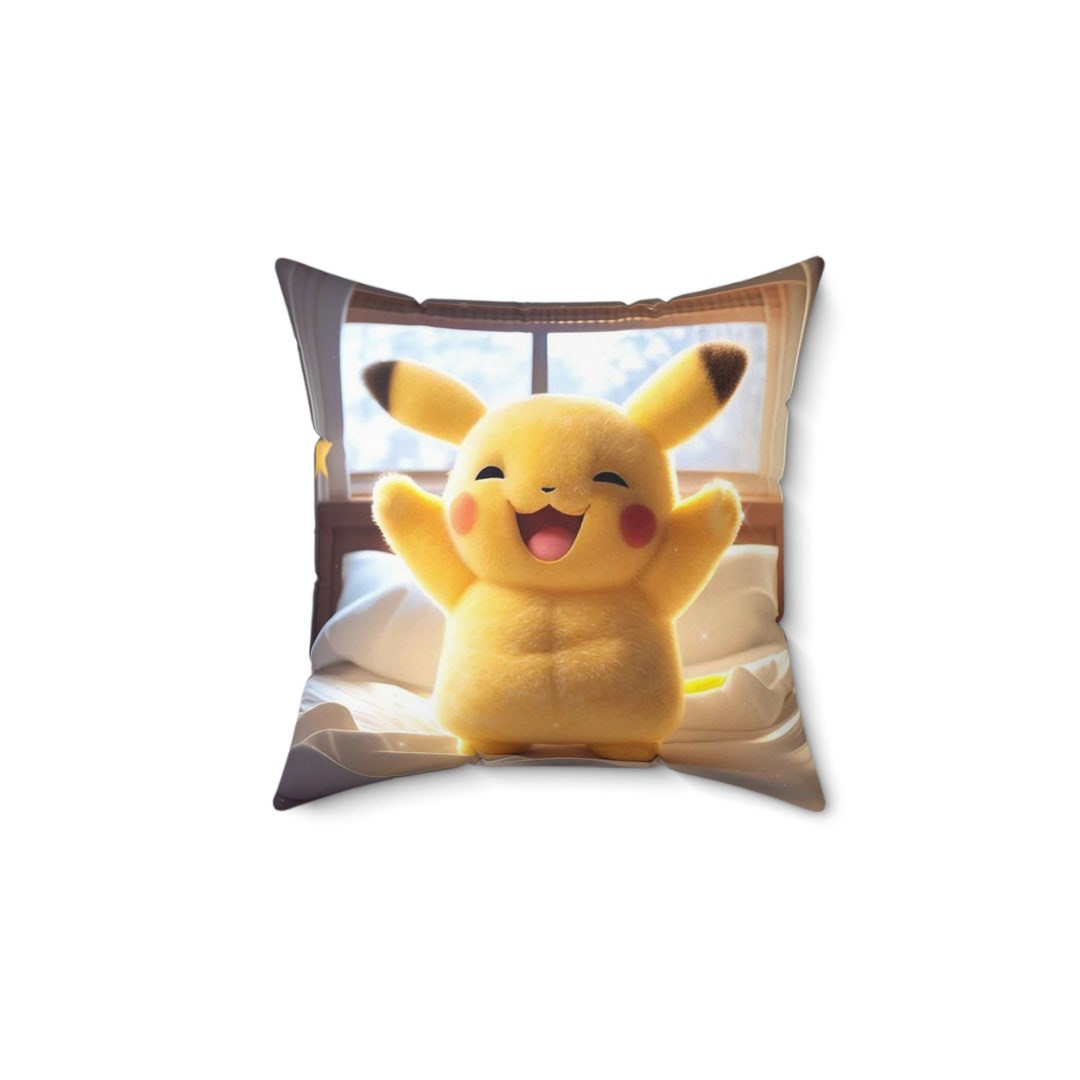 Pikachu Comfy Pillow Pokemon Baby Pikachu Cute Gift Home Decor Anime ...