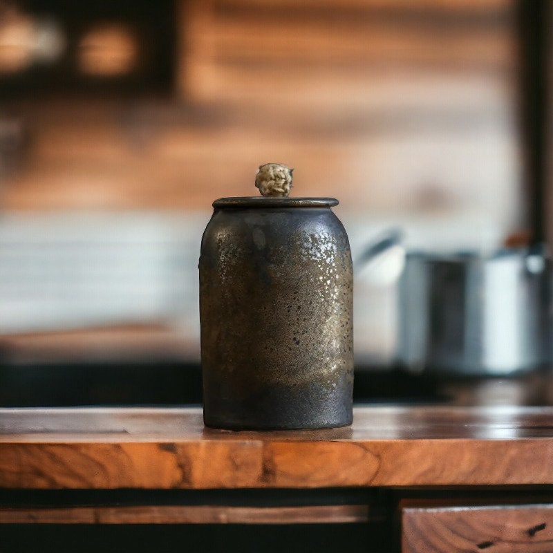Japanese Style Ceramic Tea Caddy, Storage Bottles & Jars, Vintage Tea ...