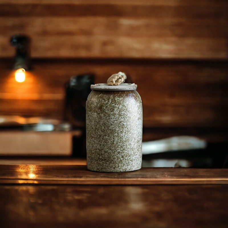 Japanese Style Ceramic Tea Caddy, Storage Bottles & Jars, Vintage Tea ...