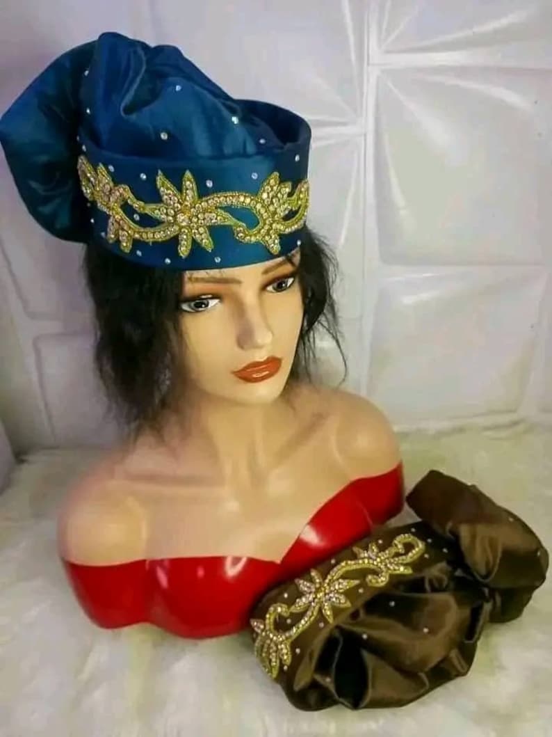 Handmade Zara Cap, Ready to Wear, African Head Wraps, Women's Headgear ...