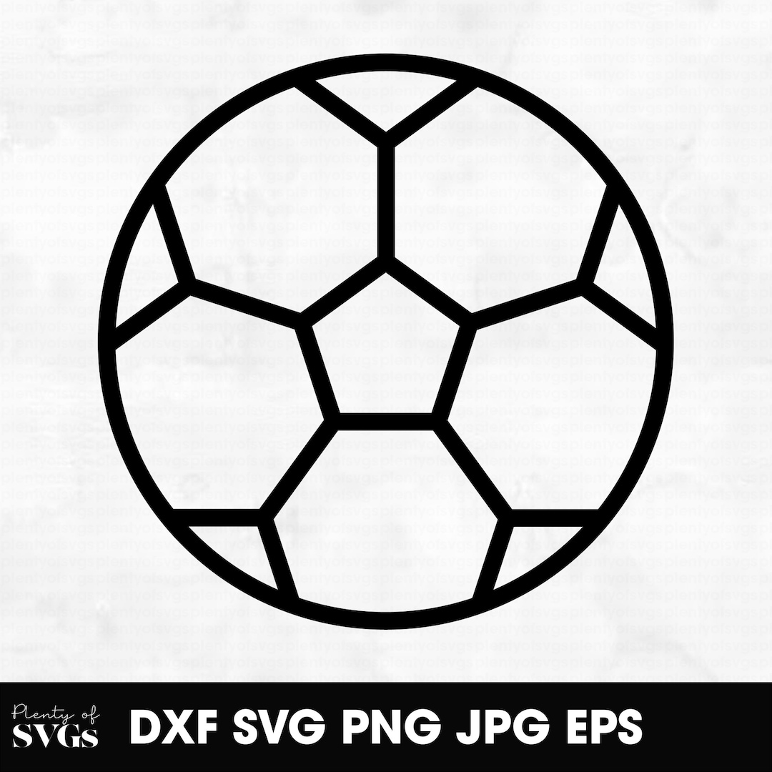 Soccer Ball Outline SVG Files - Soccer SVG - Soccer Ball Outline PNG ...