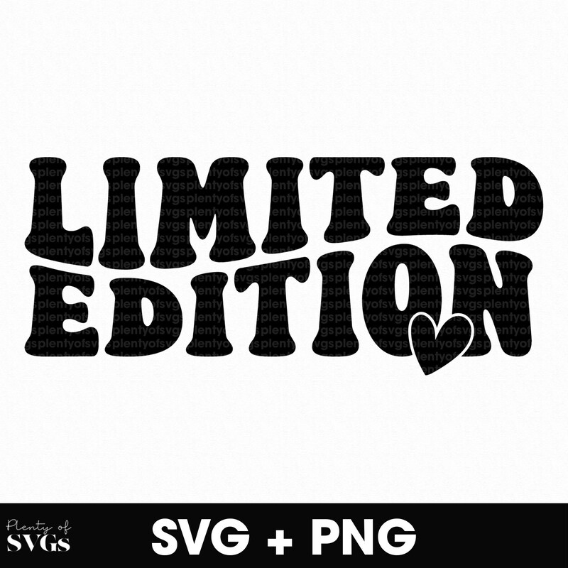 Limited Edition Svg - Etsy
