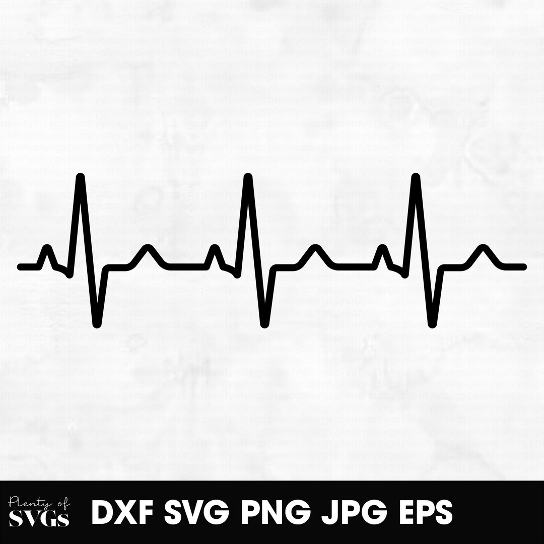 Heartbeat SVG EKG primitive Clip Art