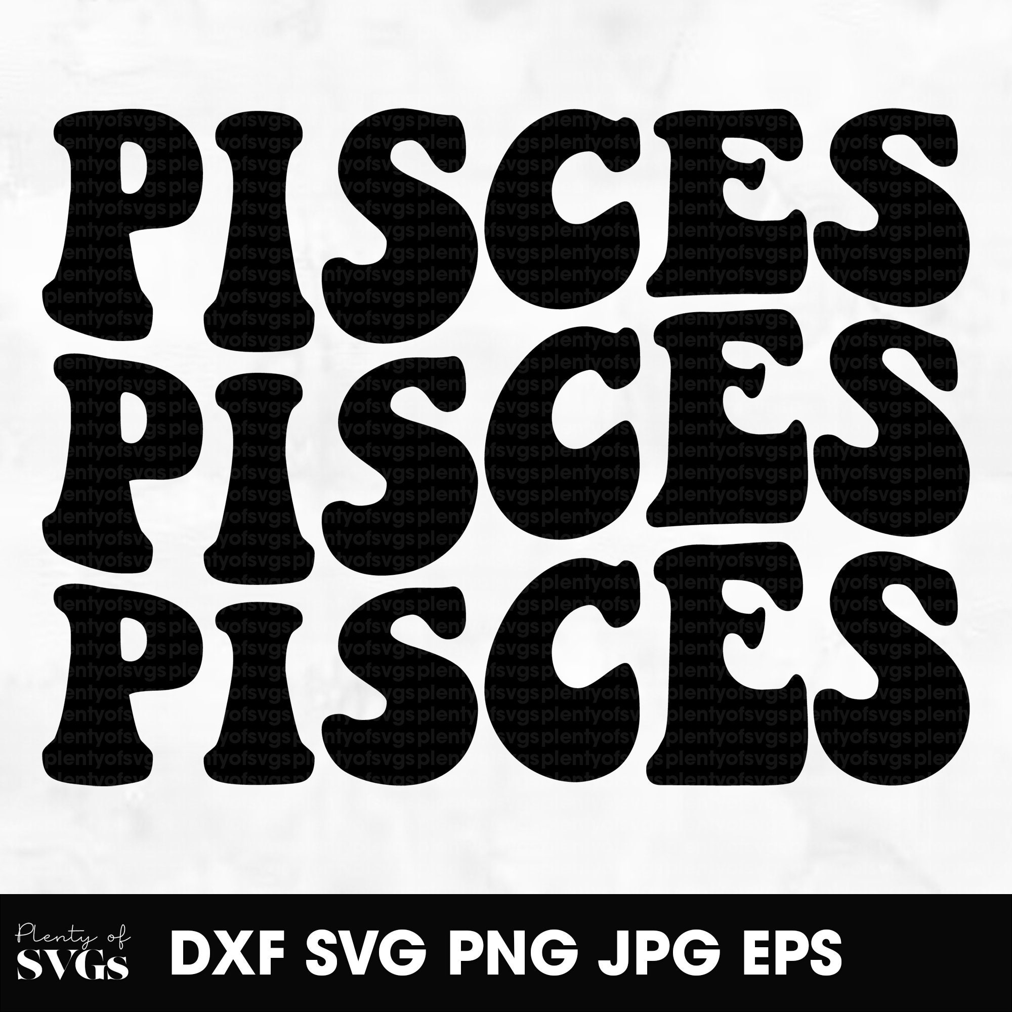 Pisces SVG Files - Zodiac Star Sign Pisces SVG - Pisces PNG - Pisces ...