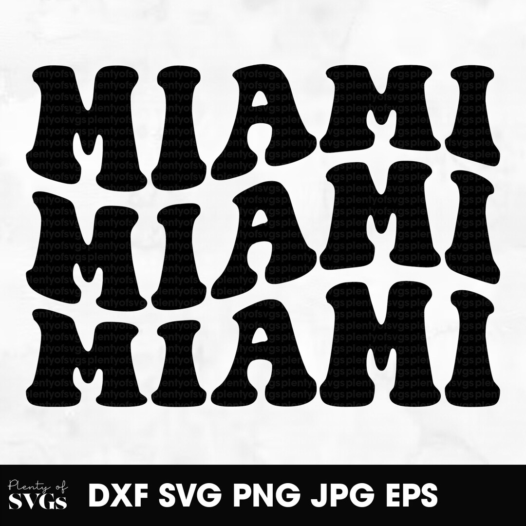 Miami SVG Files - America SVG - USA Svg - Proud Svg - Patriotic Svg ...
