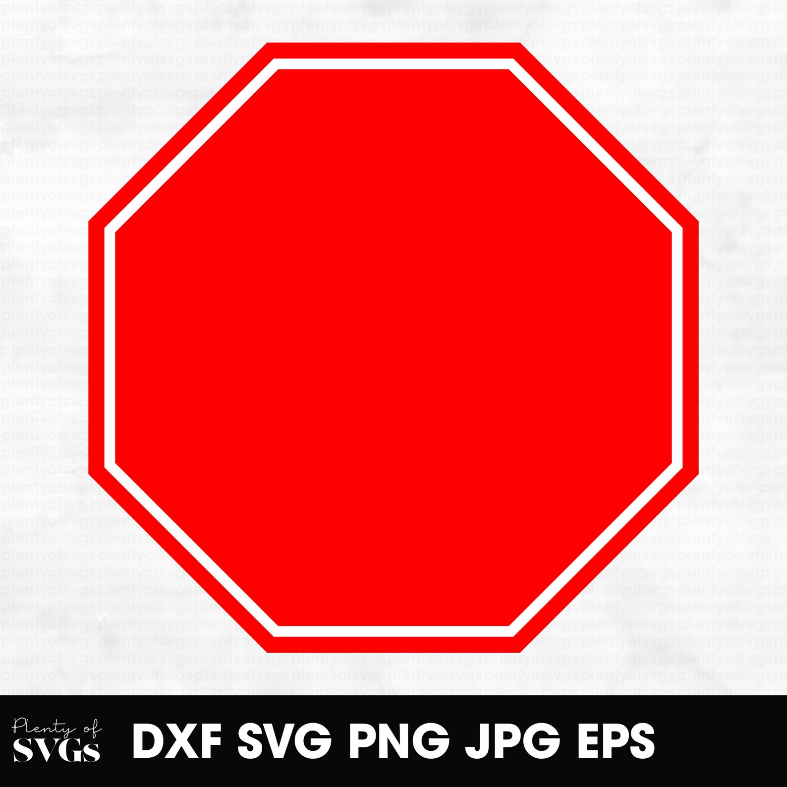 Blank Stop Sign Road Sign SVG Files - Stop Sign SVG - Stop Sign Vector ...