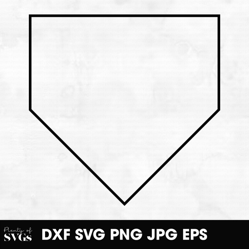 Home Plate Svg - Etsy