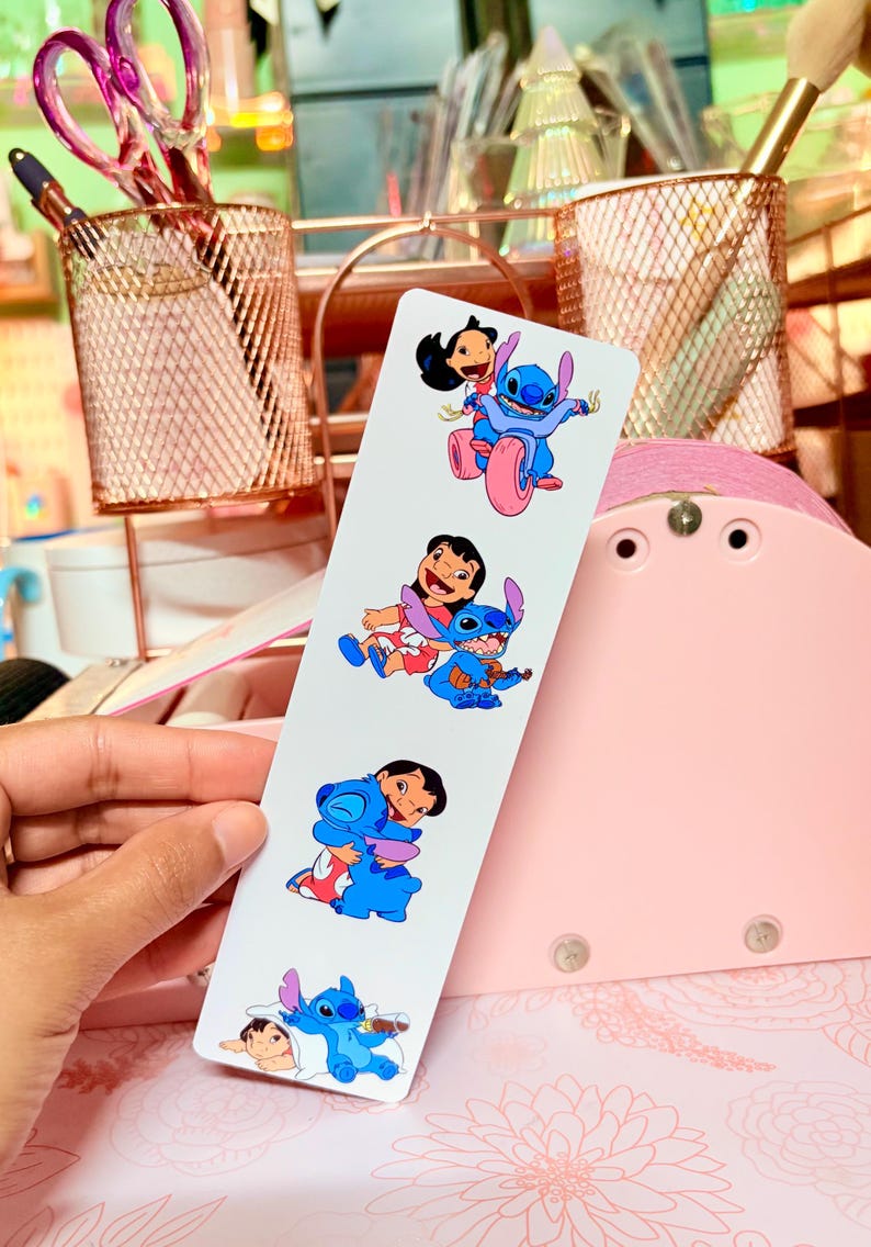 Lilo and Stitch Bookmark, Stitch Bookmark, Bookish, Bookmark, Lilo and ...