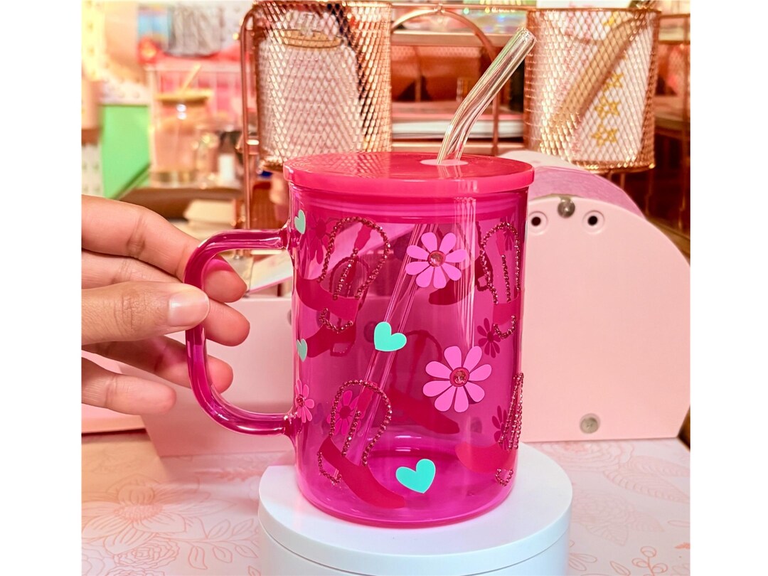 Cowgirl Glass Cup, Cowboy Cup, Western Cup, Country Cup, Cute Cowboy ...