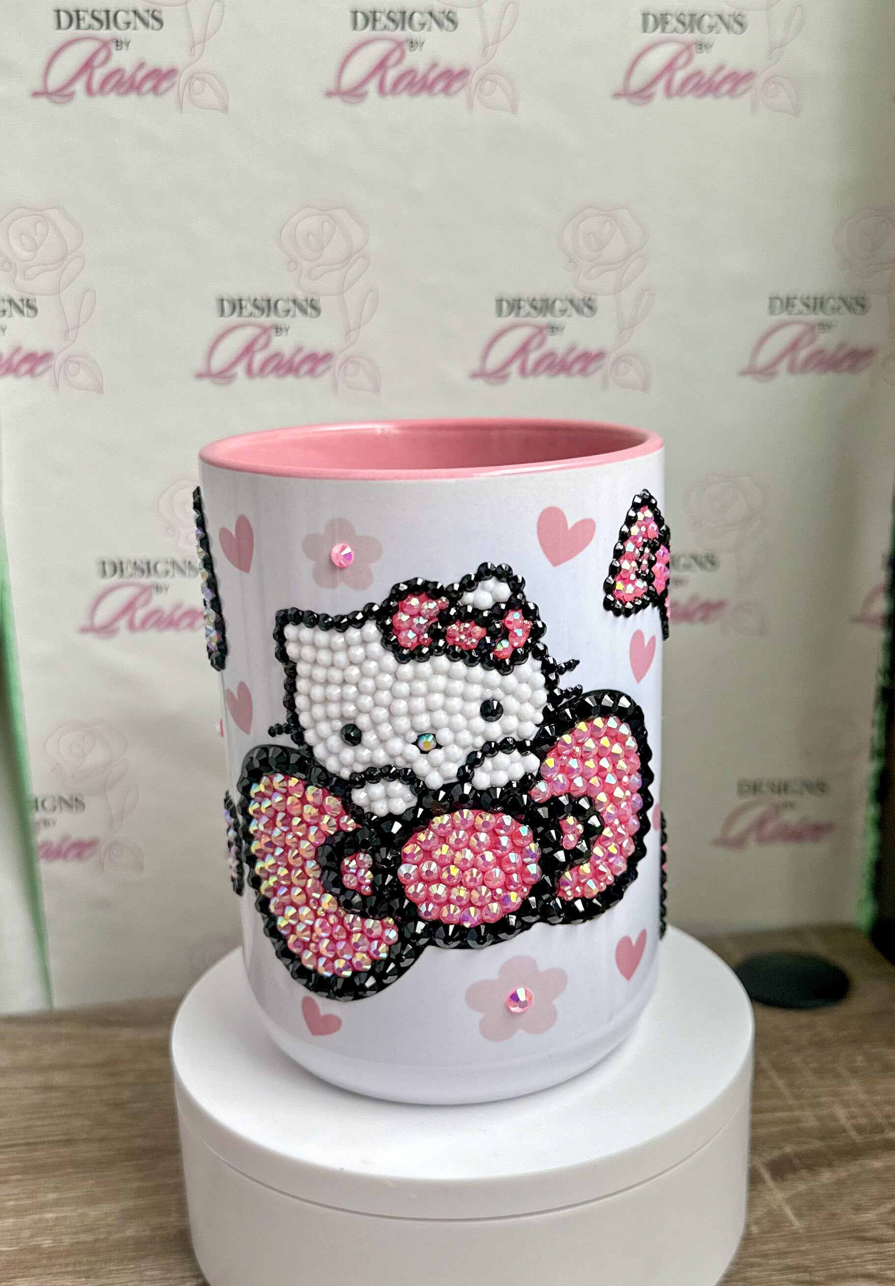 Hello Kitty Mug, Hello Kitty Glass Can, Kitty Cup, Coffee Mug, Iced ...