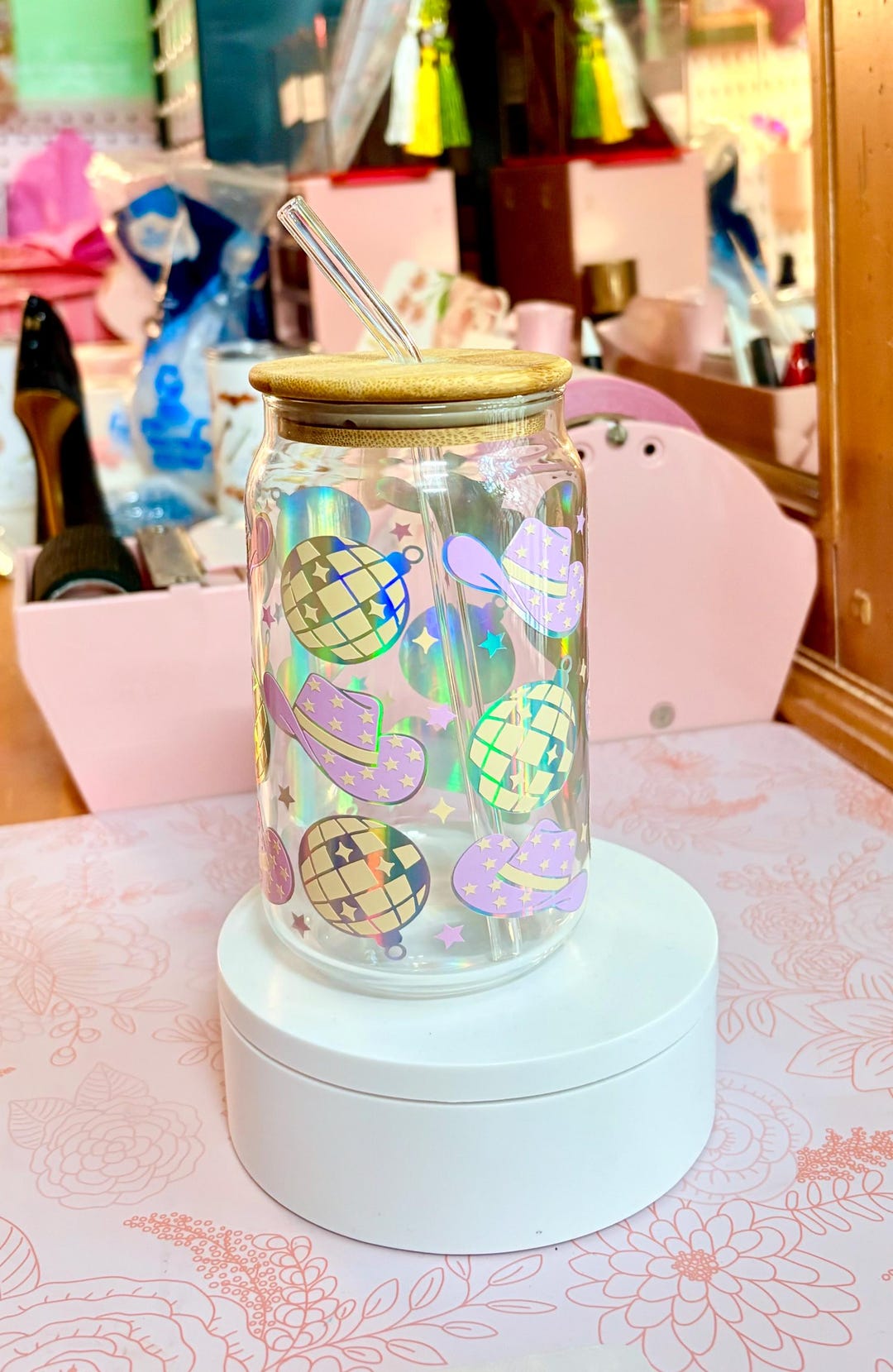 Disco Cowgirl Cup, Western Country Cup, Bachelorette Party Favors, Gift ...