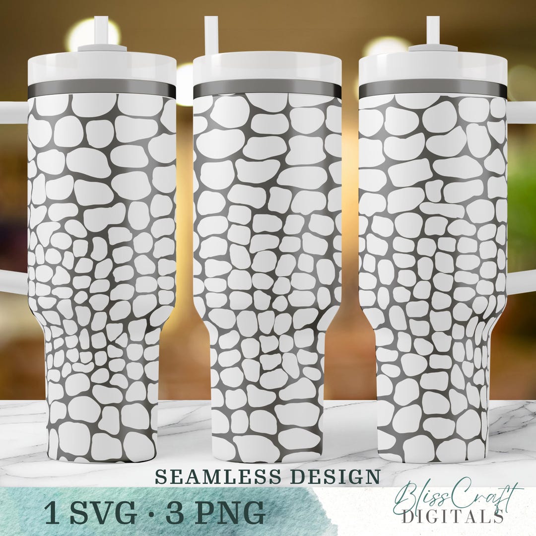 Snake Skin SVG Seamless Pattern Digital Download, 40oz Laser Engraved ...