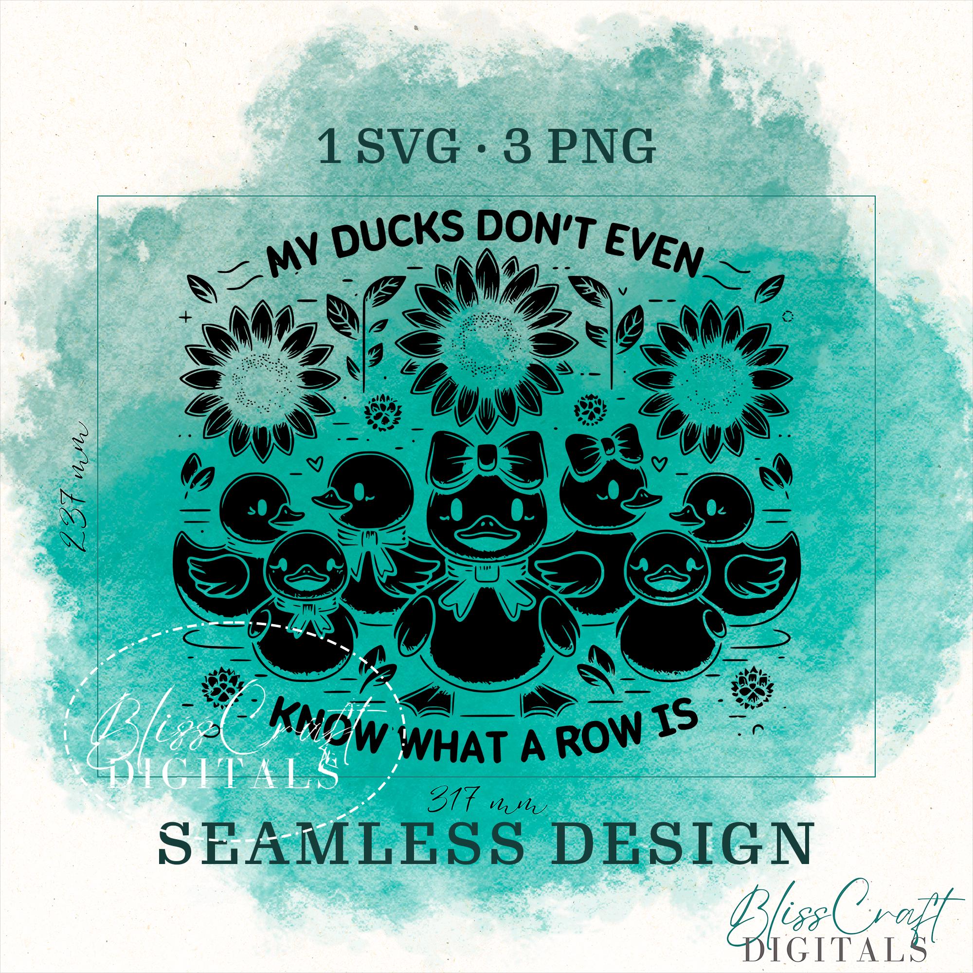 Ducks in a Row 40oz Tumbler Wrap SVG – Funny Coquette Mom Engraved ...