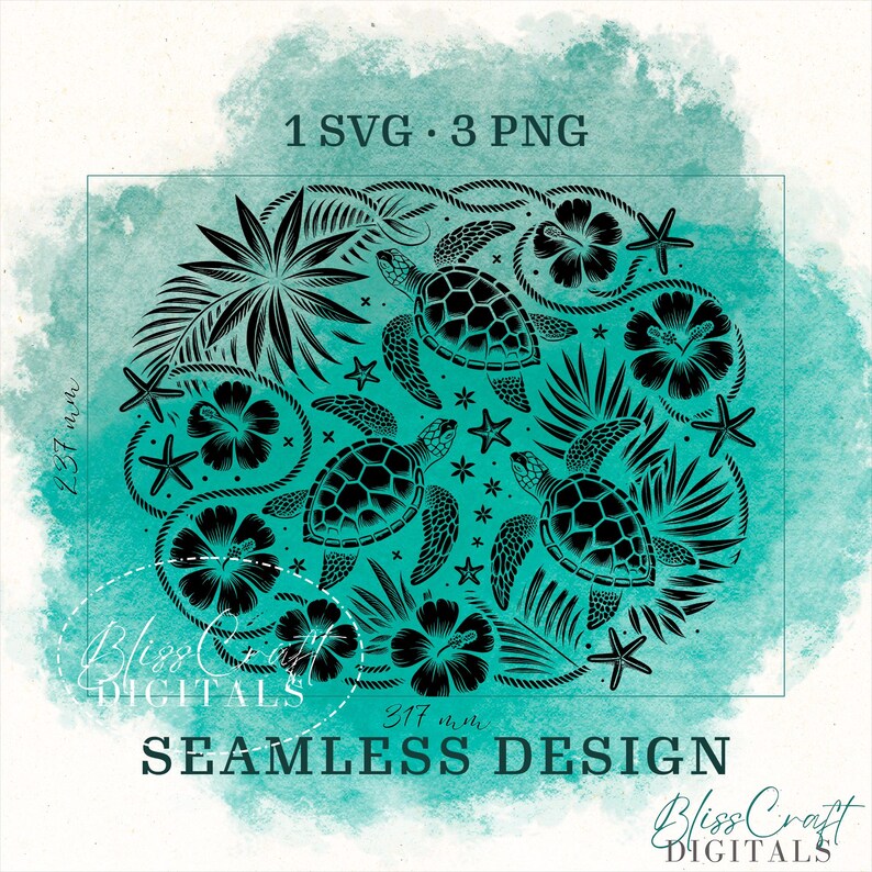 Sea Turtles Laser Engraving 40oz Tumbler, Full Wrap Engraved Sea Life ...