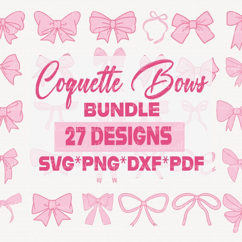 Coquette Bow Svg - Etsy